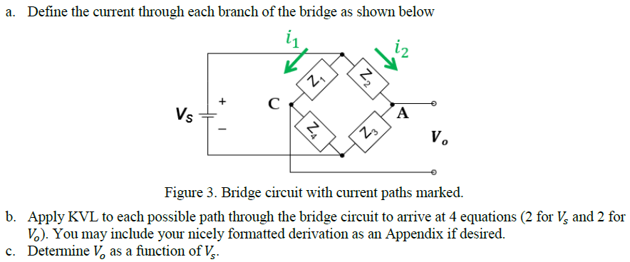 Solved a. Define the current through each branch of the | Chegg.com