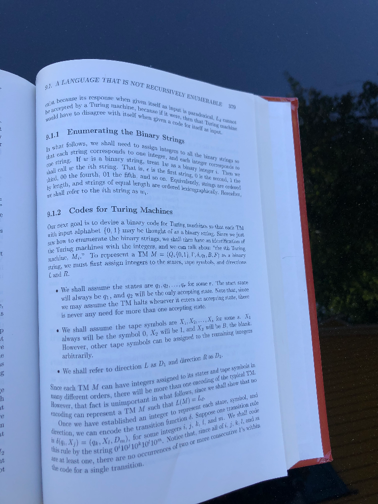 Solved [Universal TM; Codes] We learned that a binary string | Chegg.com