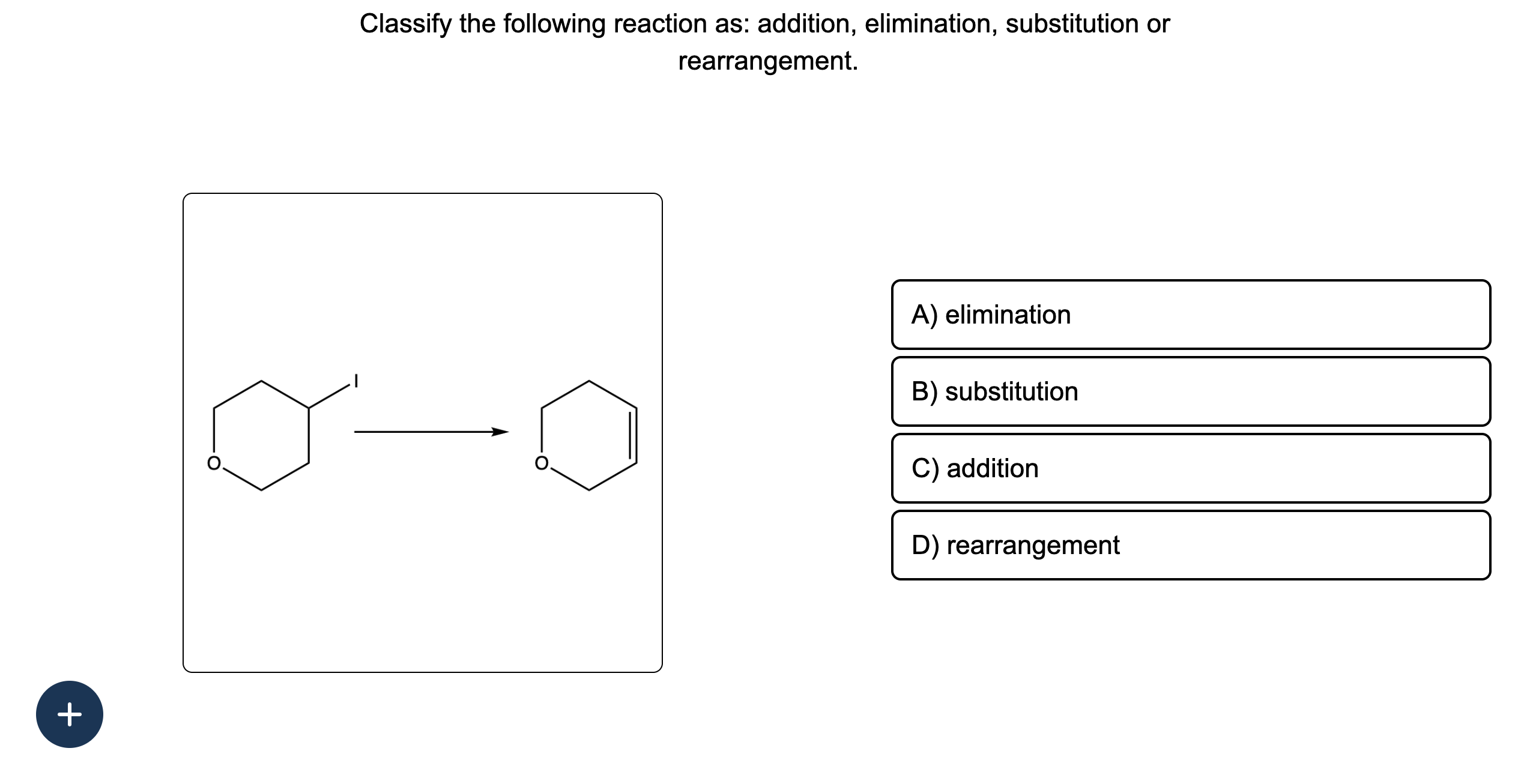 Solved Classify the reaction shown | Chegg.com