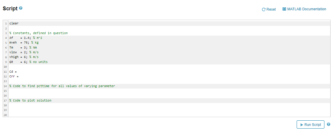 Solved To optimise the vehicle's ability to coast, the | Chegg.com