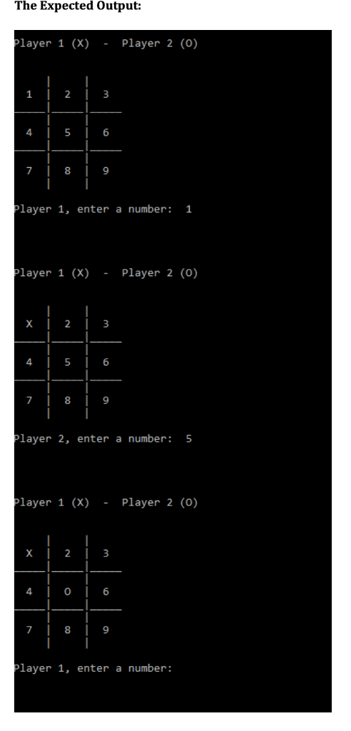 Solved 03 Xo Game 35 Points Write A Program That Plays
