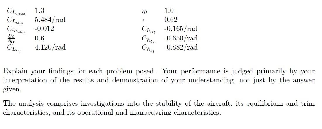 The main wing of the aircraft is positively cambered. | Chegg.com