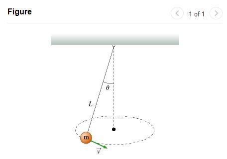 Solved (Figure 1)A bob of mass m is suspended from a fixed | Chegg.com