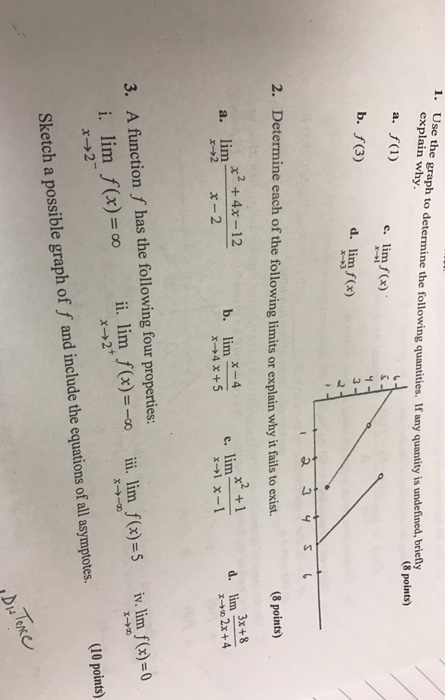 Solved Use the graphs to determine the following quantities. | Chegg.com