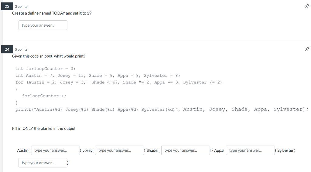 Solved 215 points What will this code snippet print? int | Chegg.com