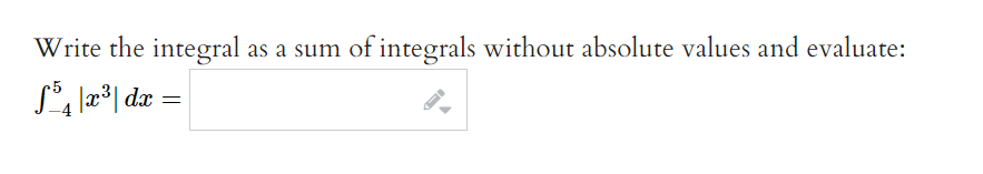 Solved Write the integral as a sum of integrals without | Chegg.com