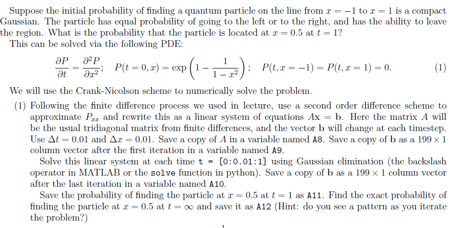 Solved Use MATLAP to solve this problem. PLEASE! | Chegg.com