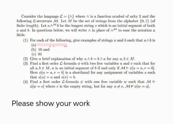 Solved Consider the language C = {^] where is a function | Chegg.com