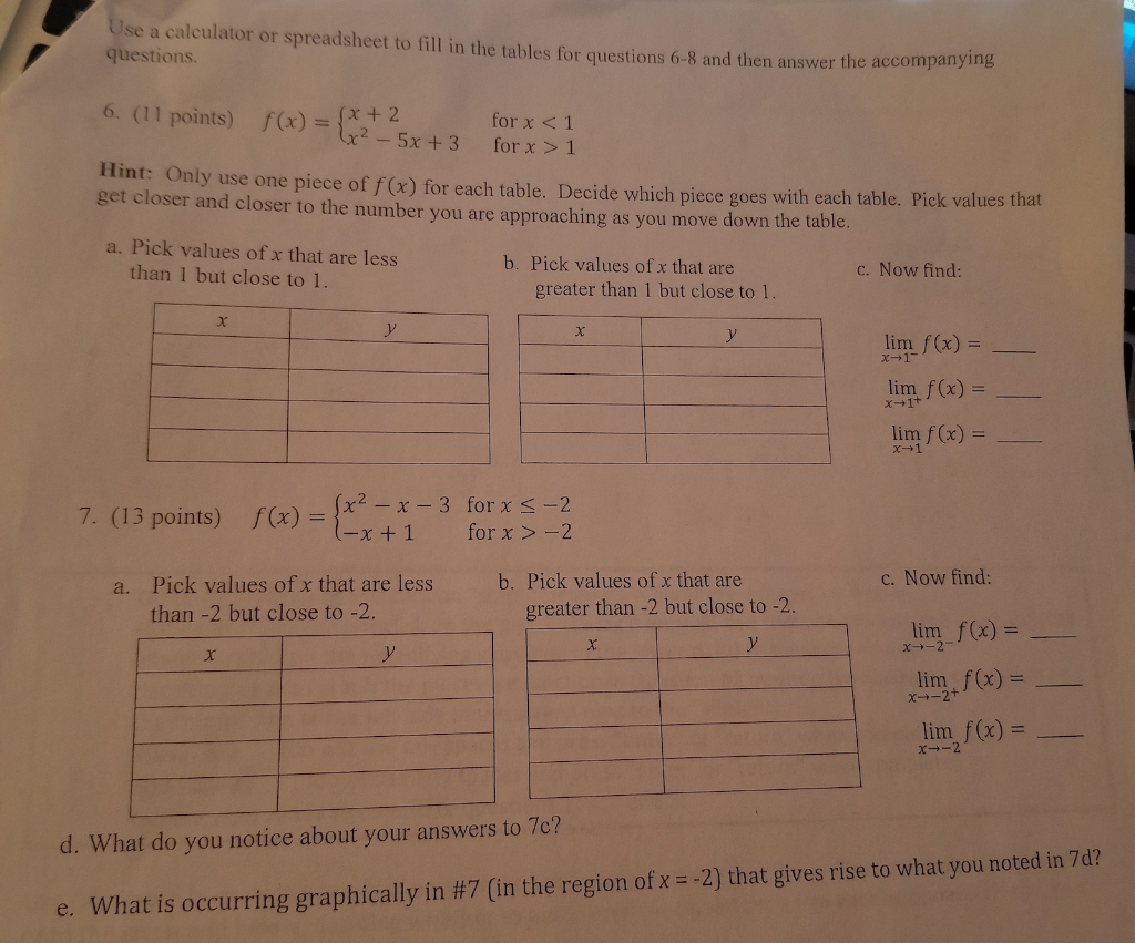 Solved se a calculator or spreadsheet to fill in the tables | Chegg.com