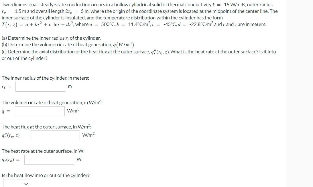 Solved Two-dimensional, steady-state conduction occurs in a | Chegg.com