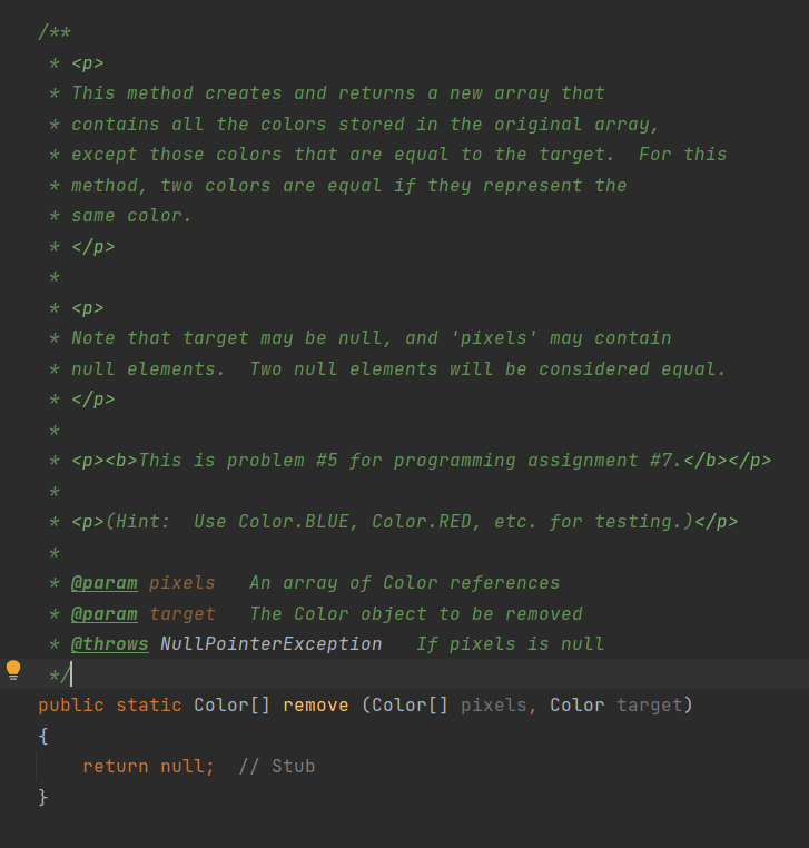no usages aTest public void testRemove01() \{ | Chegg.com
