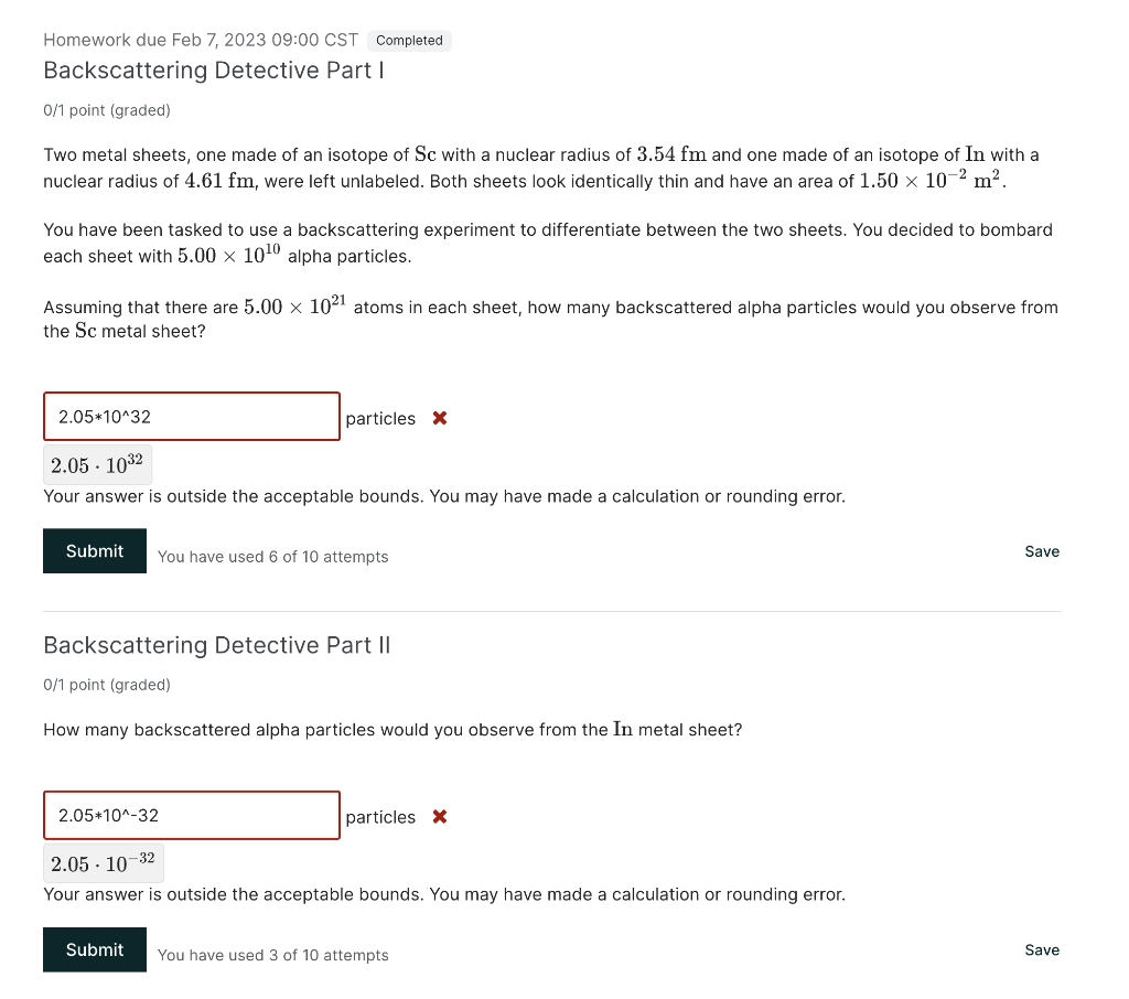 You decide to perform your own backscattering | Chegg.com