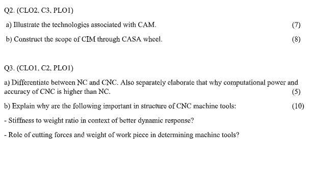 Solved Q2. (CLO2. C3. PLOI) a) Illustrate the technologies | Chegg.com