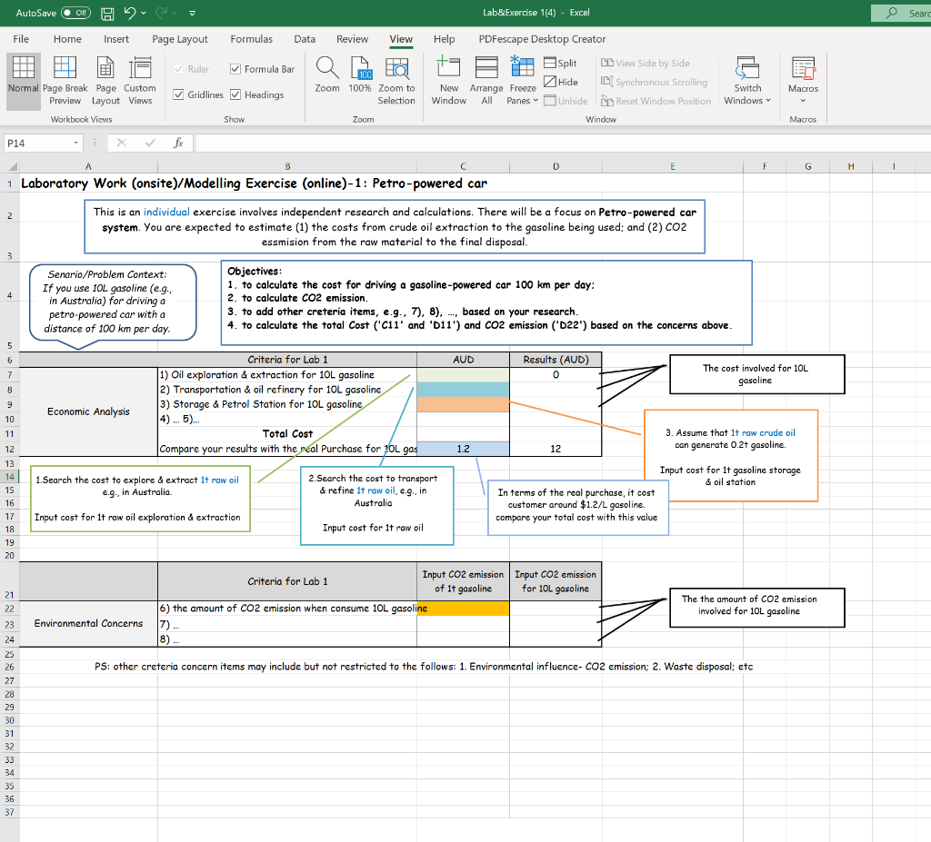 AutoSave on H2 v Lab&Exercise (4) - Excel Seard File | Chegg.com