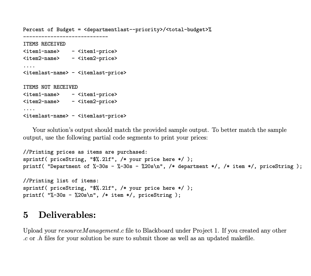Solved Percent of Budget = departmentlast--priority / | Chegg.com