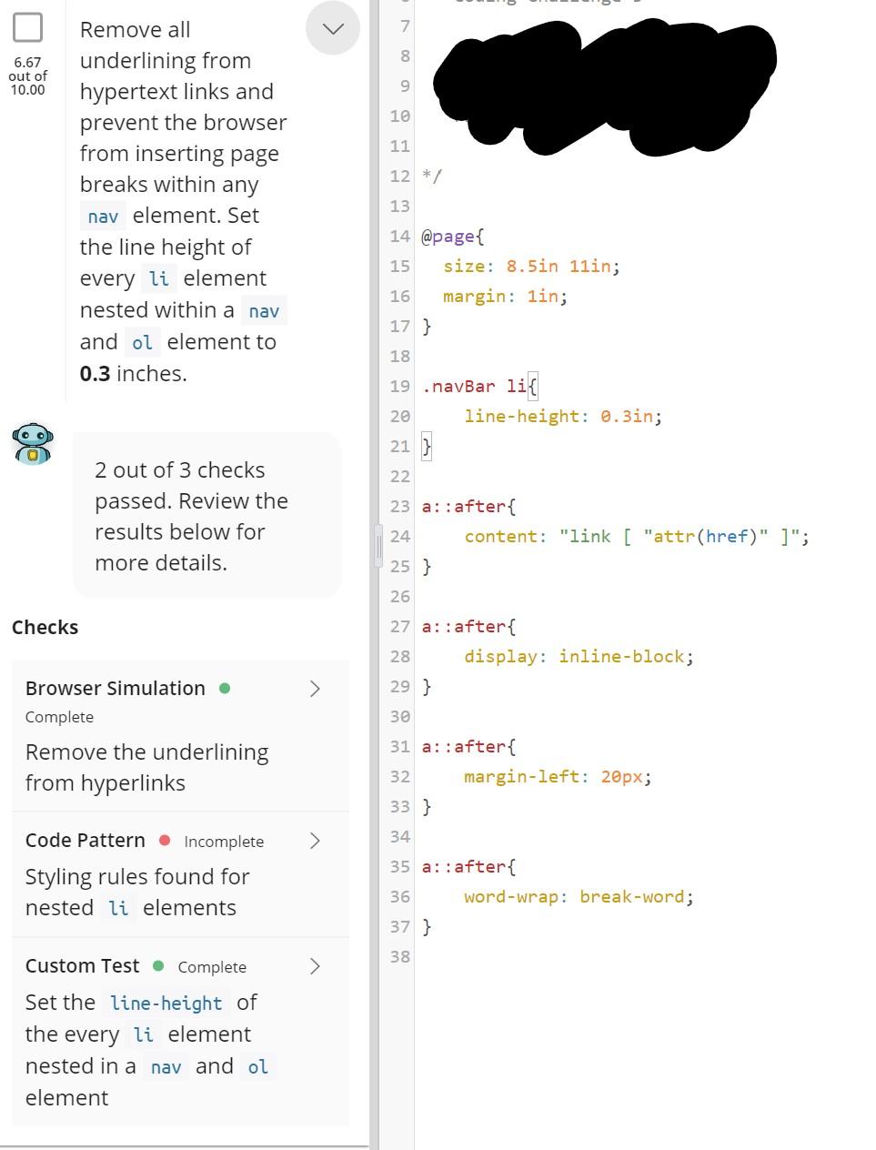 Solved 7 8 6 67 Out Of 10 00 9 10 11 12 Remove All Chegg