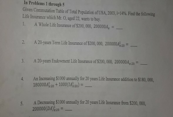 In Problems 1 through 5 Given Commutation Table of | Chegg.com