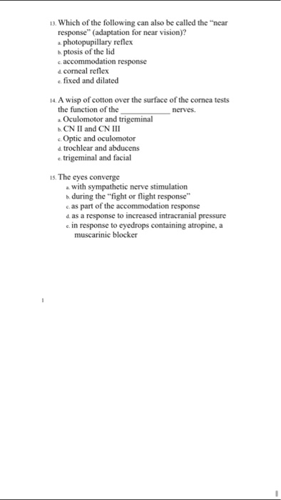 Solved Which of the following can also be called the "near | Chegg.com