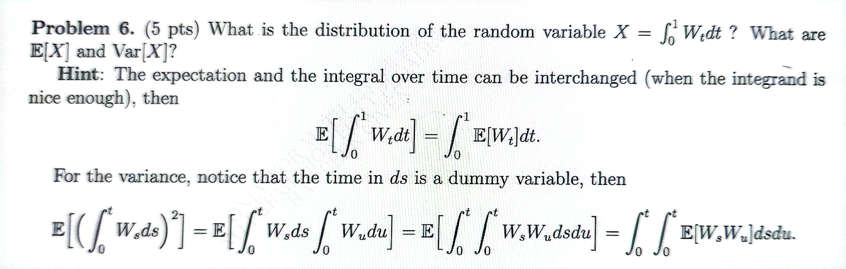 Solved Problem 6. (5 pts) What is the distribution of the | Chegg.com