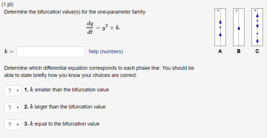 Solved Determine the bifurcation value(s) for the | Chegg.com