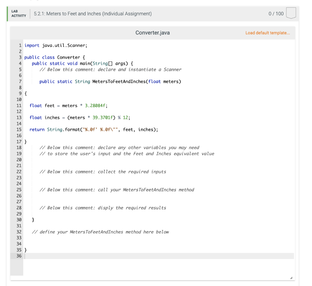 Solved Problem Description And Given Info Write A Public Chegg