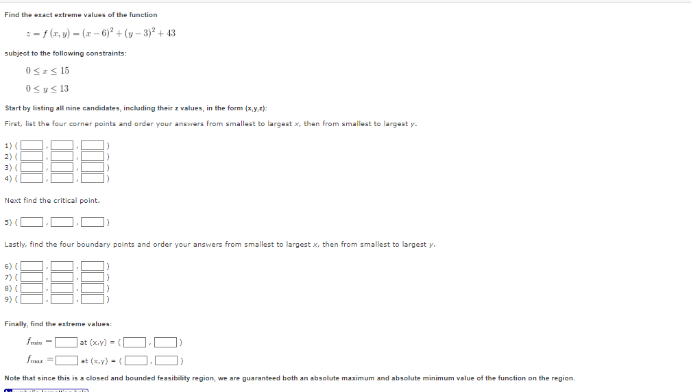 Find the exact extreme values of the | Chegg.com