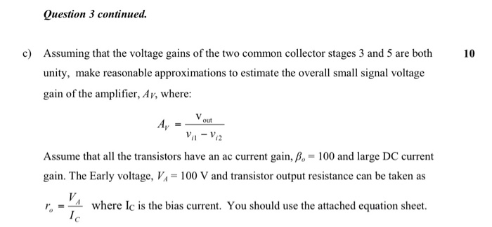 Solved 3 a) Figure Q3 shows the circuit of a basic | Chegg.com