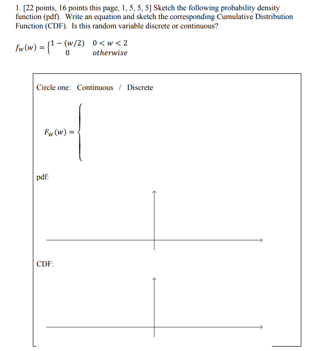 Solved 1. 122 points, 16 points this page, 1, 5, 5, 5] | Chegg.com