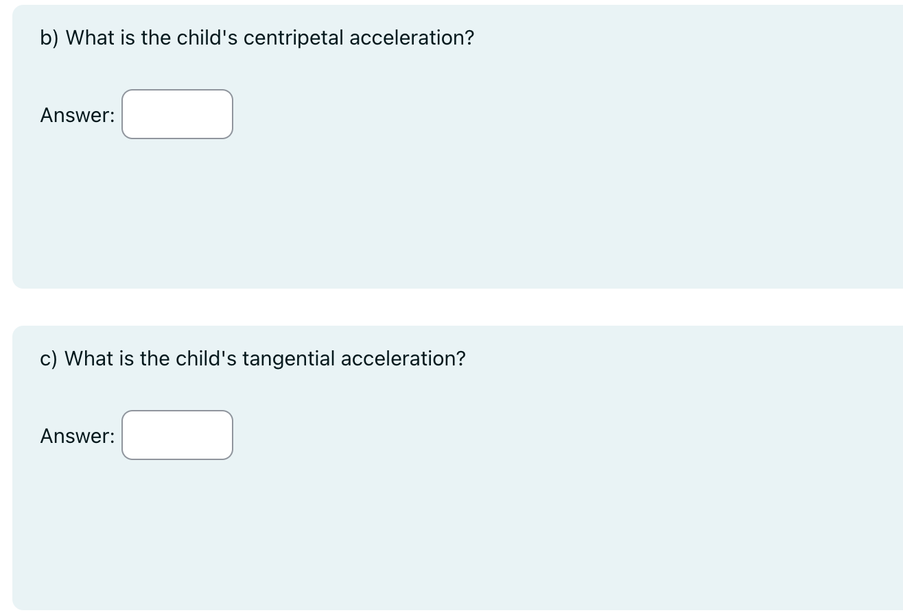 Solved A rotating merry-go-round makes one complete | Chegg.com