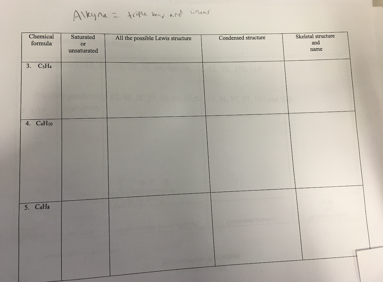 Solved 2. Write the Lewis and skeletal structure from 3-D | Chegg.com