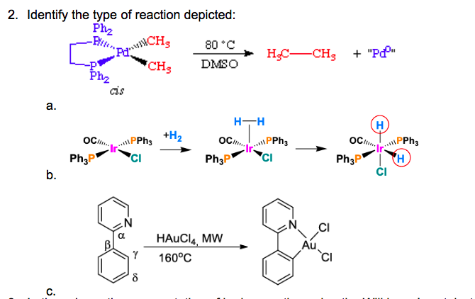 Solved 2. Identify the type of reaction depicted: Phz | Chegg.com