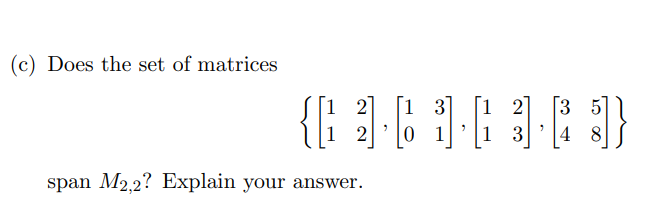 Solved The following two matrices are related by a sequence | Chegg.com