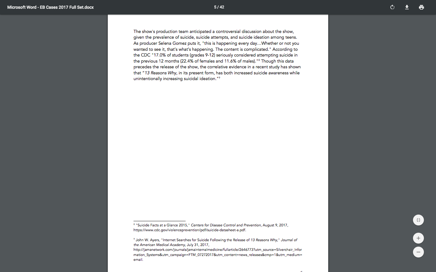 thirteen reasons why discussion