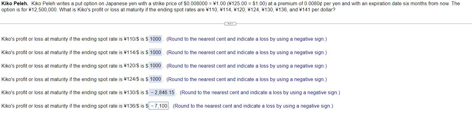 Solved Solve for “if the ending spot is Y136/$ and Y141/" | Chegg.com