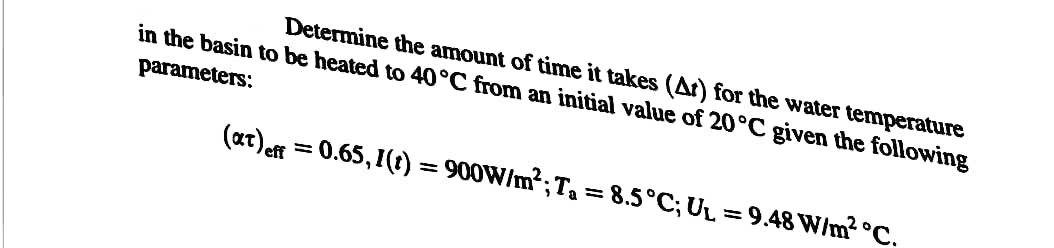 Solved Determine the amount of time it takes (Δt) for the | Chegg.com
