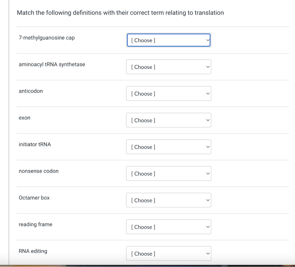 Solved Match the following definitions with their correct | Chegg.com