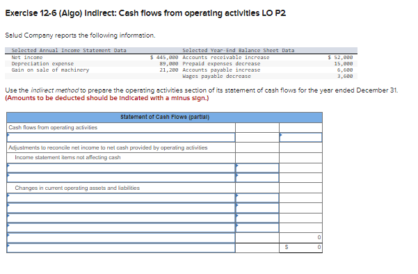 Solved Exercise 12-11 (Algo) Reconstructed entries LO P3 For | Chegg.com