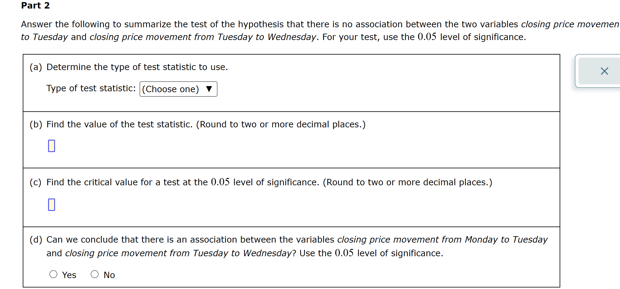 Solved Fill in the missing values in the contingency table. | Chegg.com