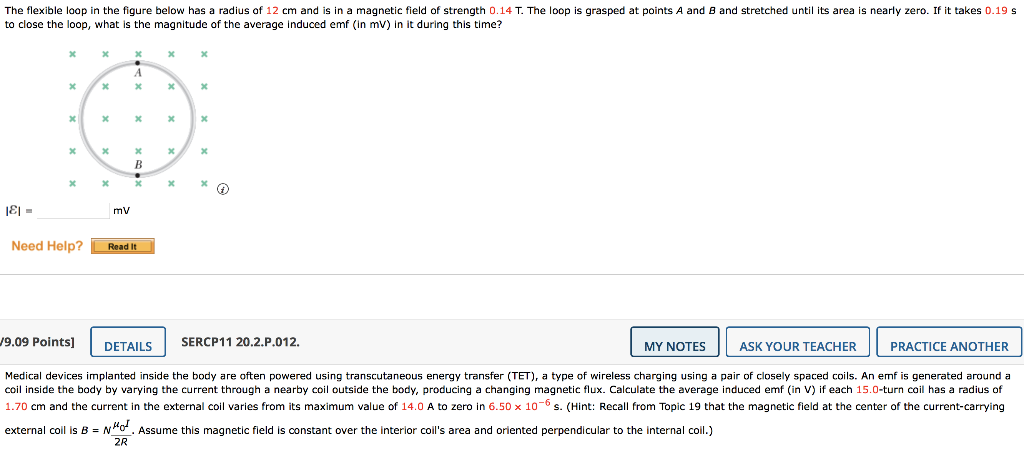 Solved The flexible loop in the figure below has a radius of | Chegg.com