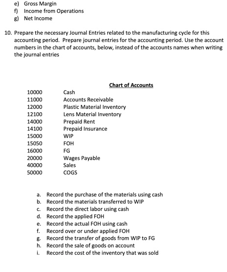 Solved Part Two Instructions Using A Spreadsheet Prepared In 9175