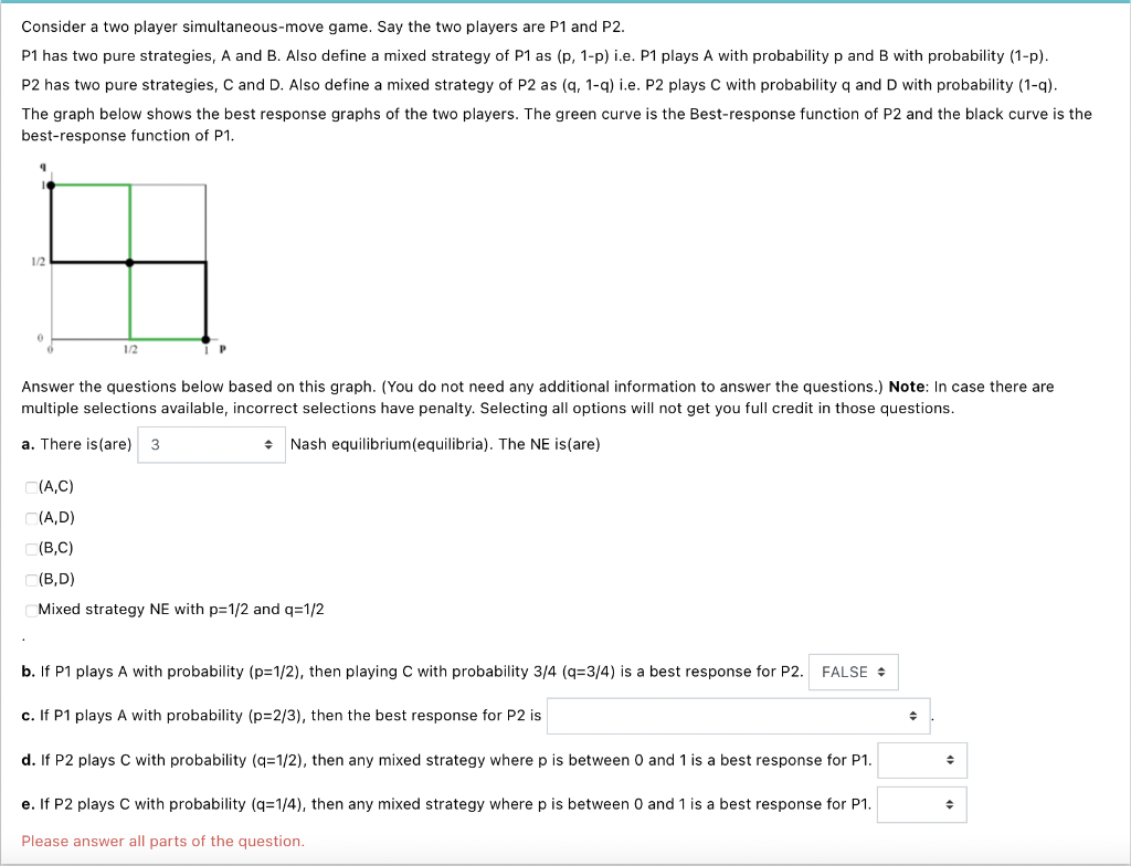 Solved need an answer for all questions, b, d, e are T/F , c | Chegg.com