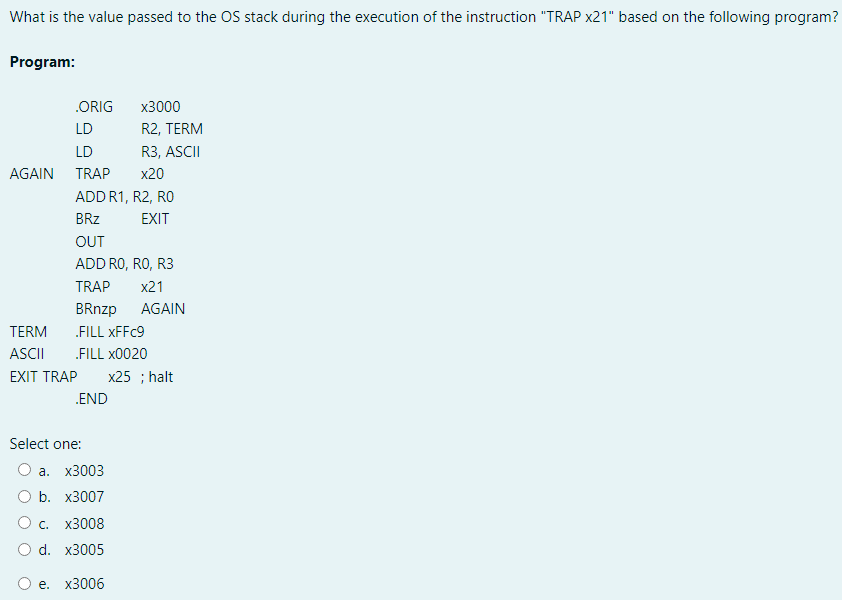 Solved What is the address of the label (symbol) "VAL1" in | Chegg.com