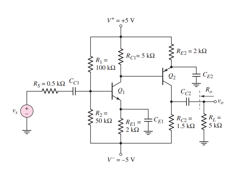 Solved Take the circuit below and rebuild it in LTspice | Chegg.com