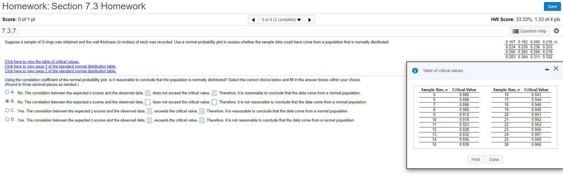 Solved Homework Section 7 3 Homework Save Score 0 Of 1 Pt