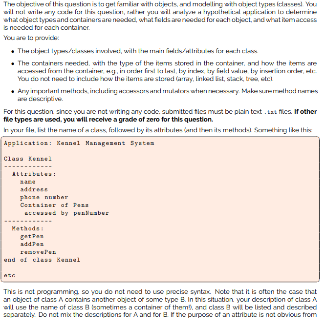 Solved There is no coding involved in this question, please | Chegg.com