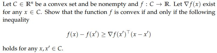 Solved A real-valued function defined on an n-dimensional | Chegg.com Solved A real-valued function defined on an n-dimensional | Chegg.com
