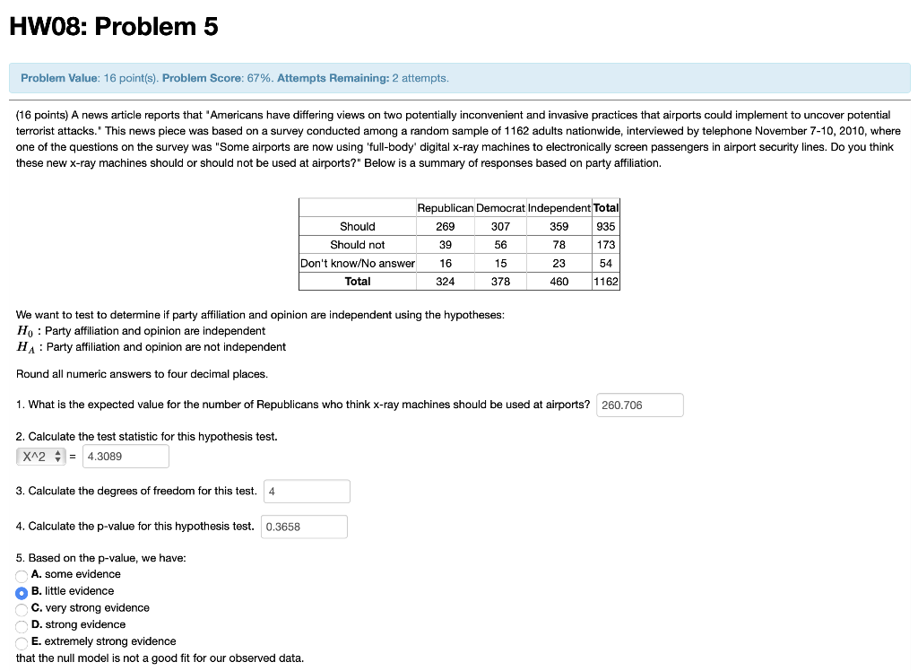 Solved HW08: Problem 5 Problem Value: 16 point(s). Problem | Chegg.com