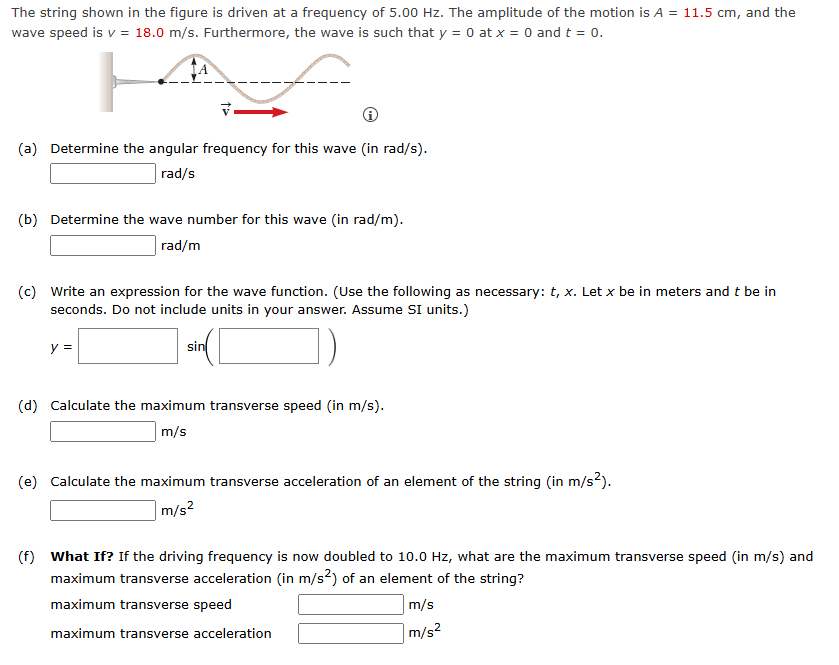 Solved by an EXPERT The string shown in ﻿the figure is ﻿driven at ﻿a | Chegg.com