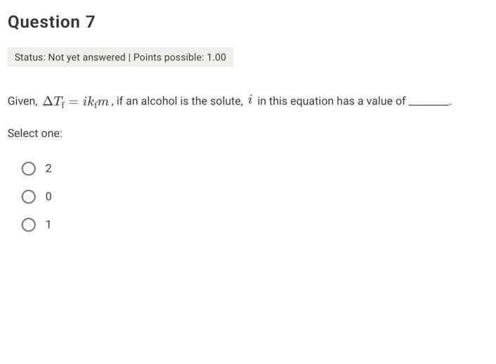 Solved Question 7 Status: Not yet answered | Points | Chegg.com