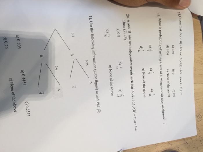 Solved Choose the correct Answer 1. The class mark of the | Chegg.com